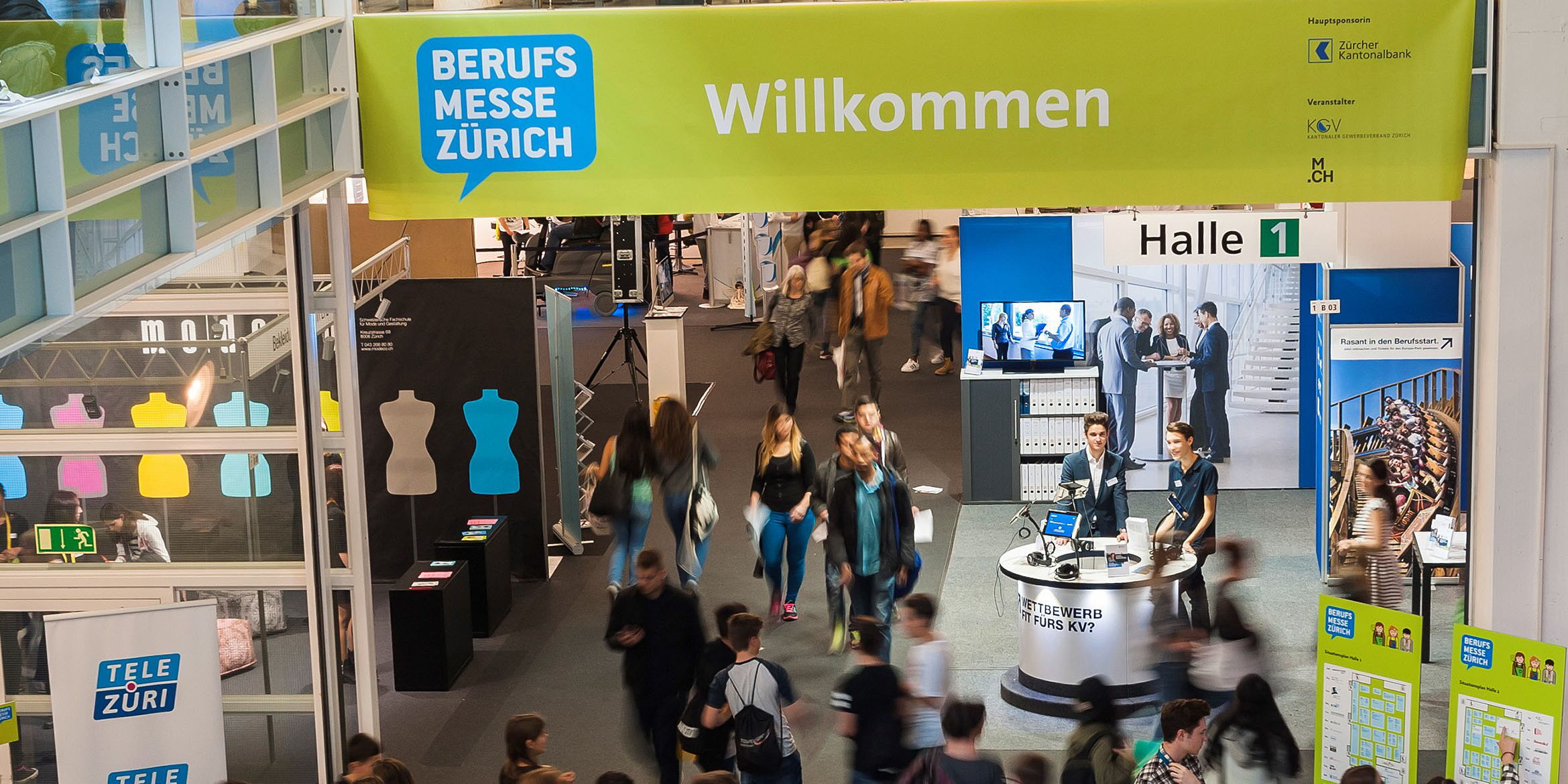 Eine Berufsmesse, eine Mobilitätsdiskussion und eine Train-Rallye ...