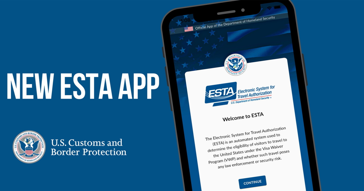 Das ESTA gibt's jetzt auch auf der App - travelnews.ch
