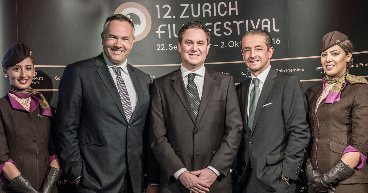 Etihad Airways: Hauptpartner am Zurich Film Festival - travelnews.ch